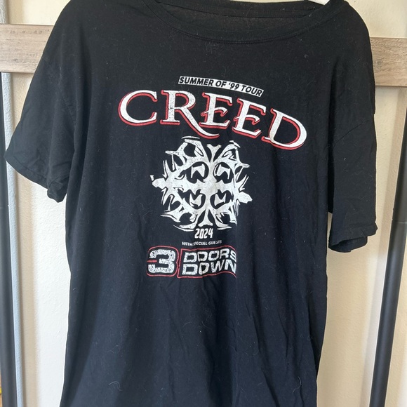 Creed | Shirts | Creed Black Tour Tshirt | Poshmark